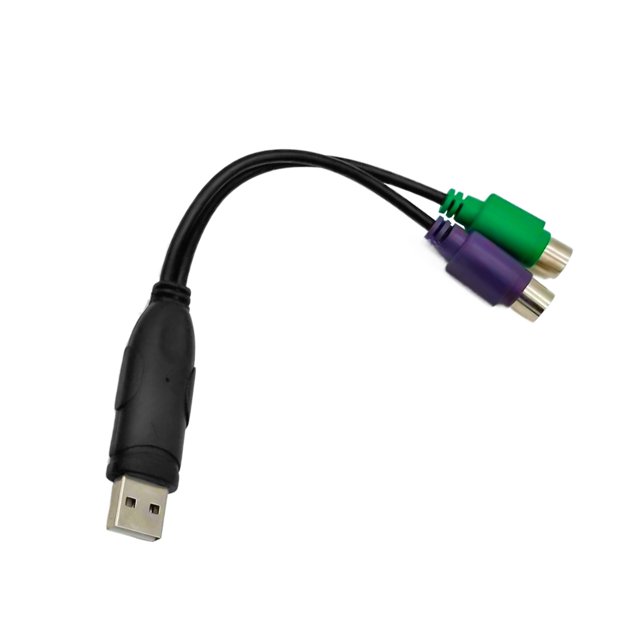 FEAMOS USB Adapter USB to Double Keyboards Adapter Cable for Keyboards ...