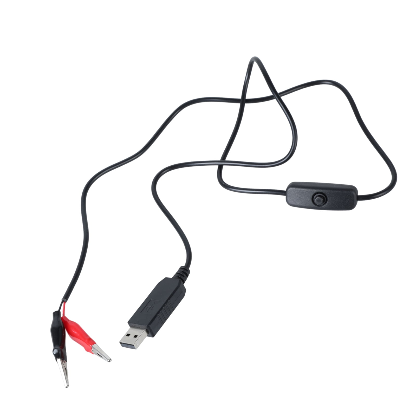 FEAMOS USB To 9V Clips Cable Voltages Step Up Power Supply Cord with ...