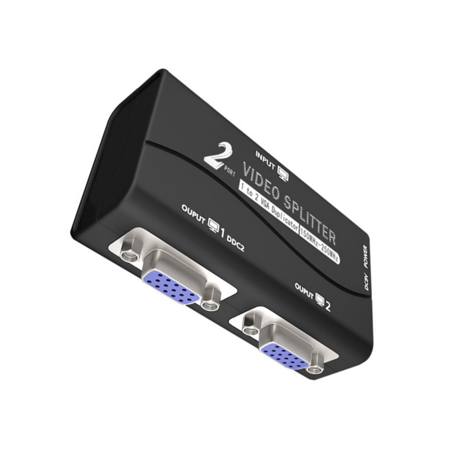 FEAMOS VGA Video Splitter 1 In 2Out VGA Splitter Amplifier Box for ...