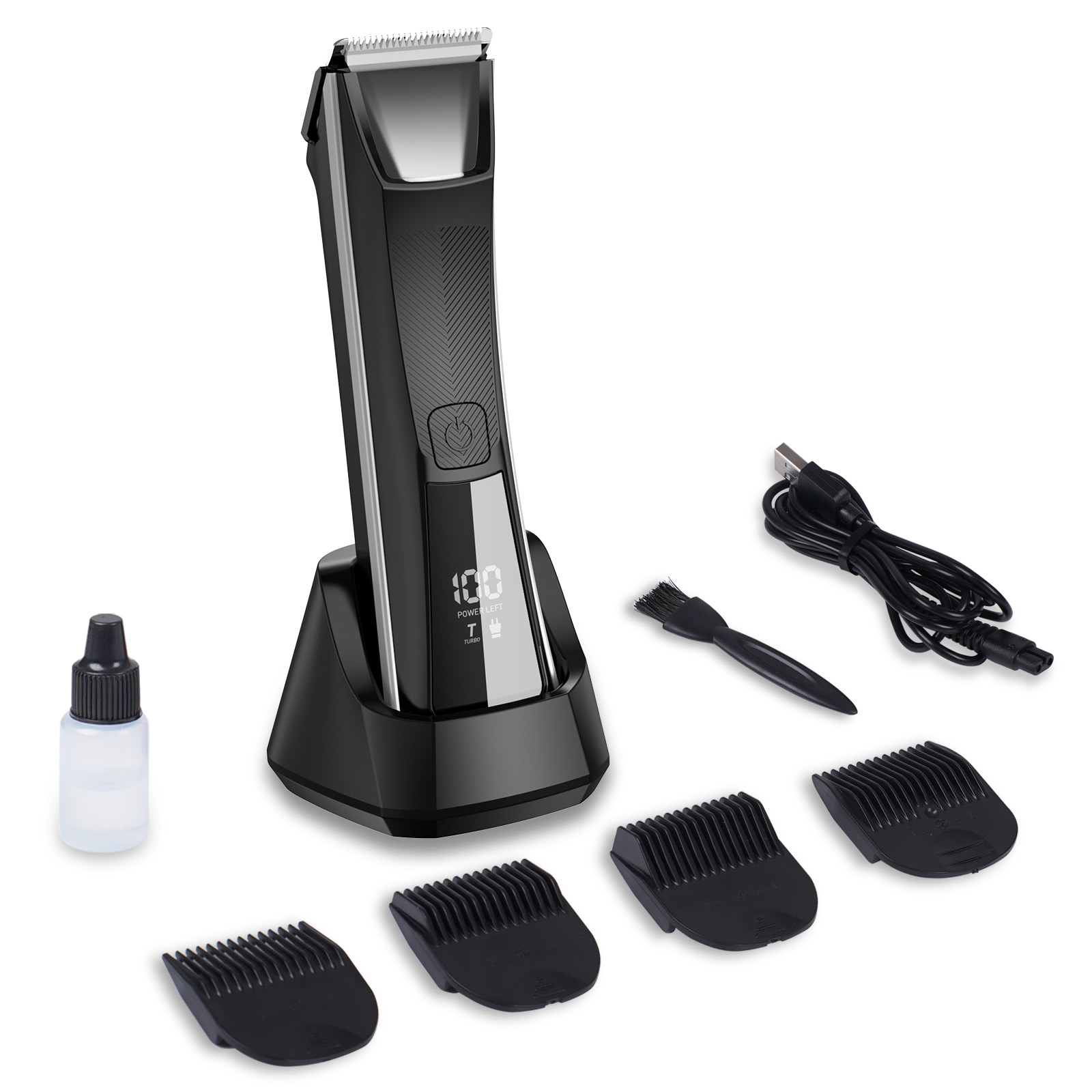 Body Hair Trimmer for Men Women, Electric Groin Bikini Ball Shaver ...