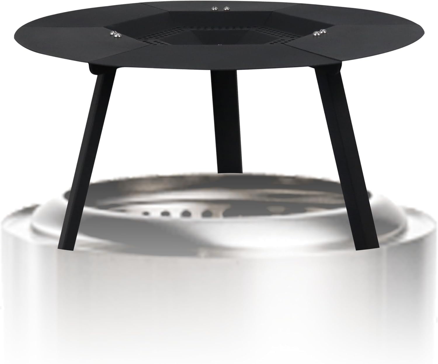 FEBTECH - 17.5" Fire Pit Heat Deflector Compatible for Solo Stove ...