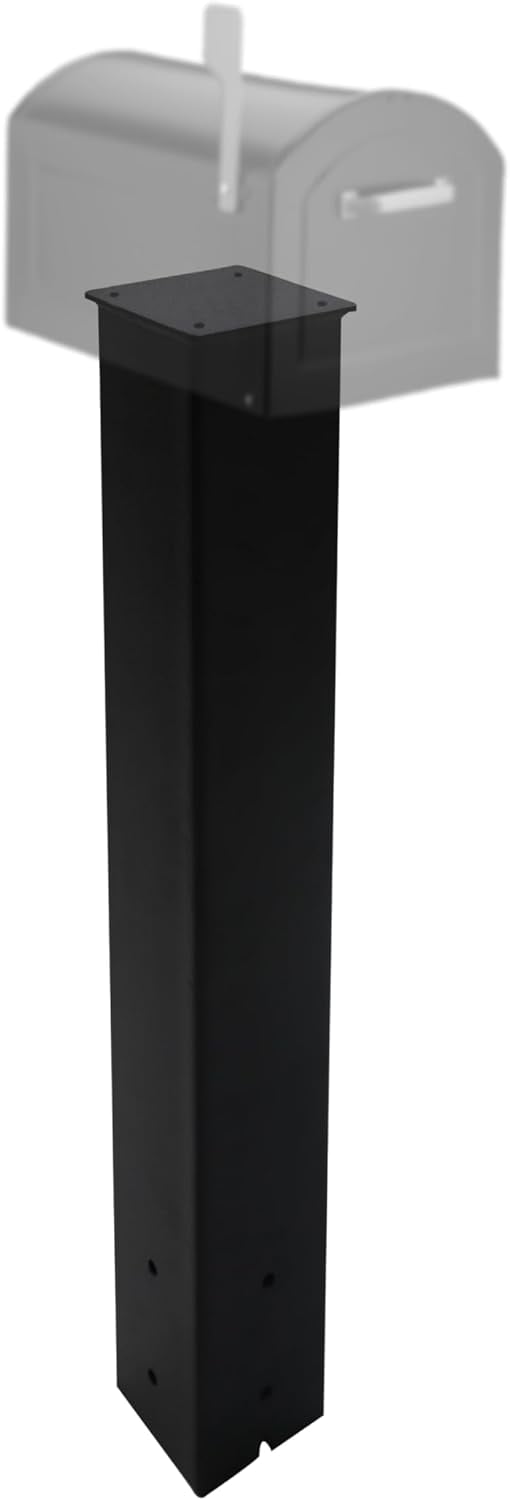 FEBTECH - 27 x 4 x 4 Inch Mailbox Post - Rust Resistant Powder Coated ...
