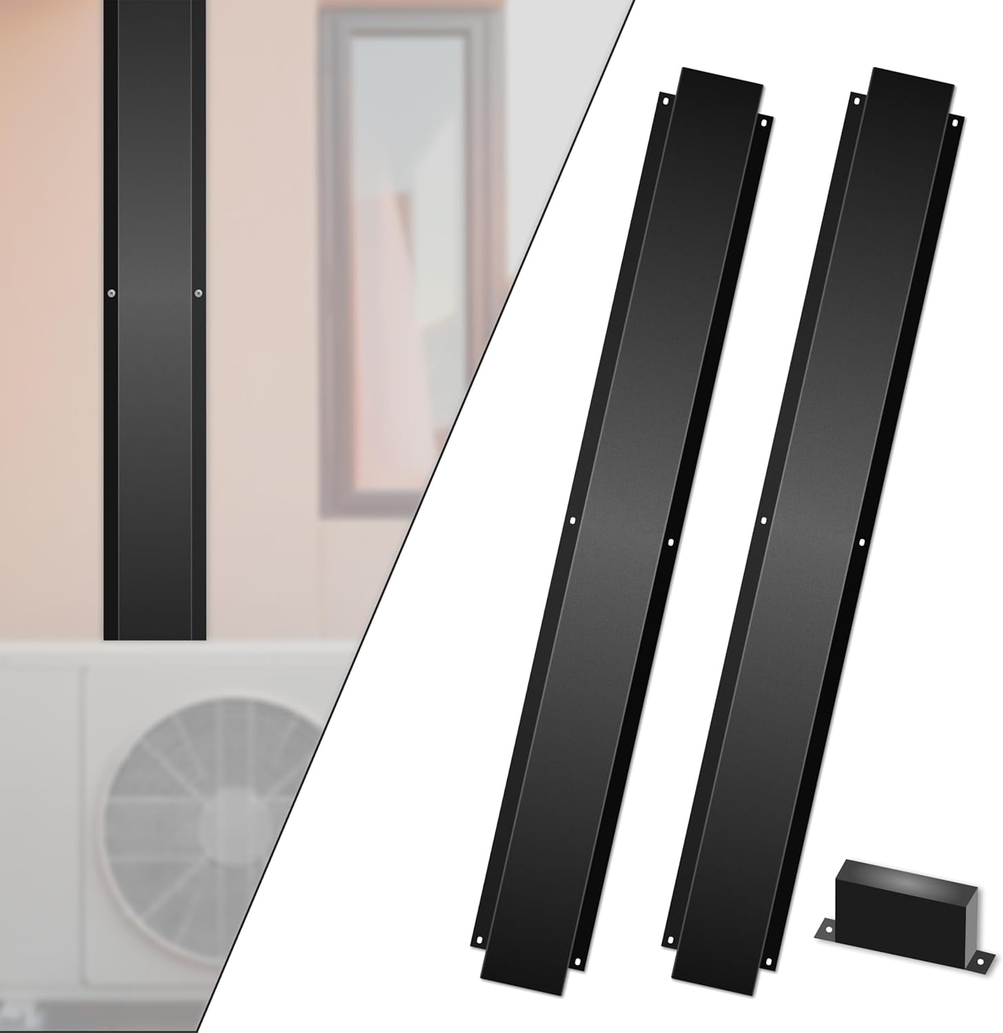 FEBTECH - 4" x 6" x 57"AC Lineset Cover - AC line cover For Outdoor to ...