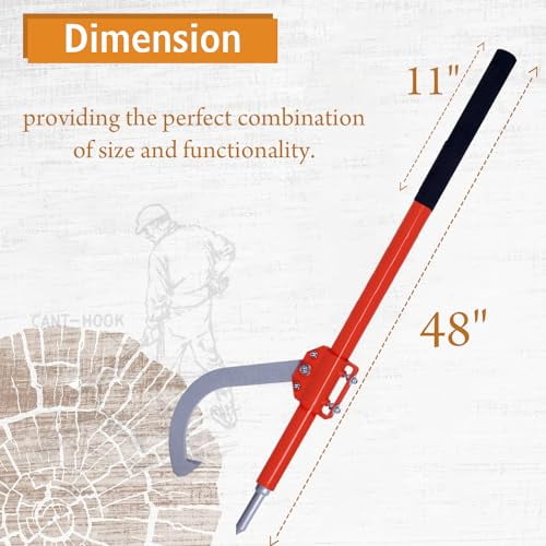 FEBTECH 48" Log Peavey - Carbon Steel Log Peavey for Separating Stacked ...