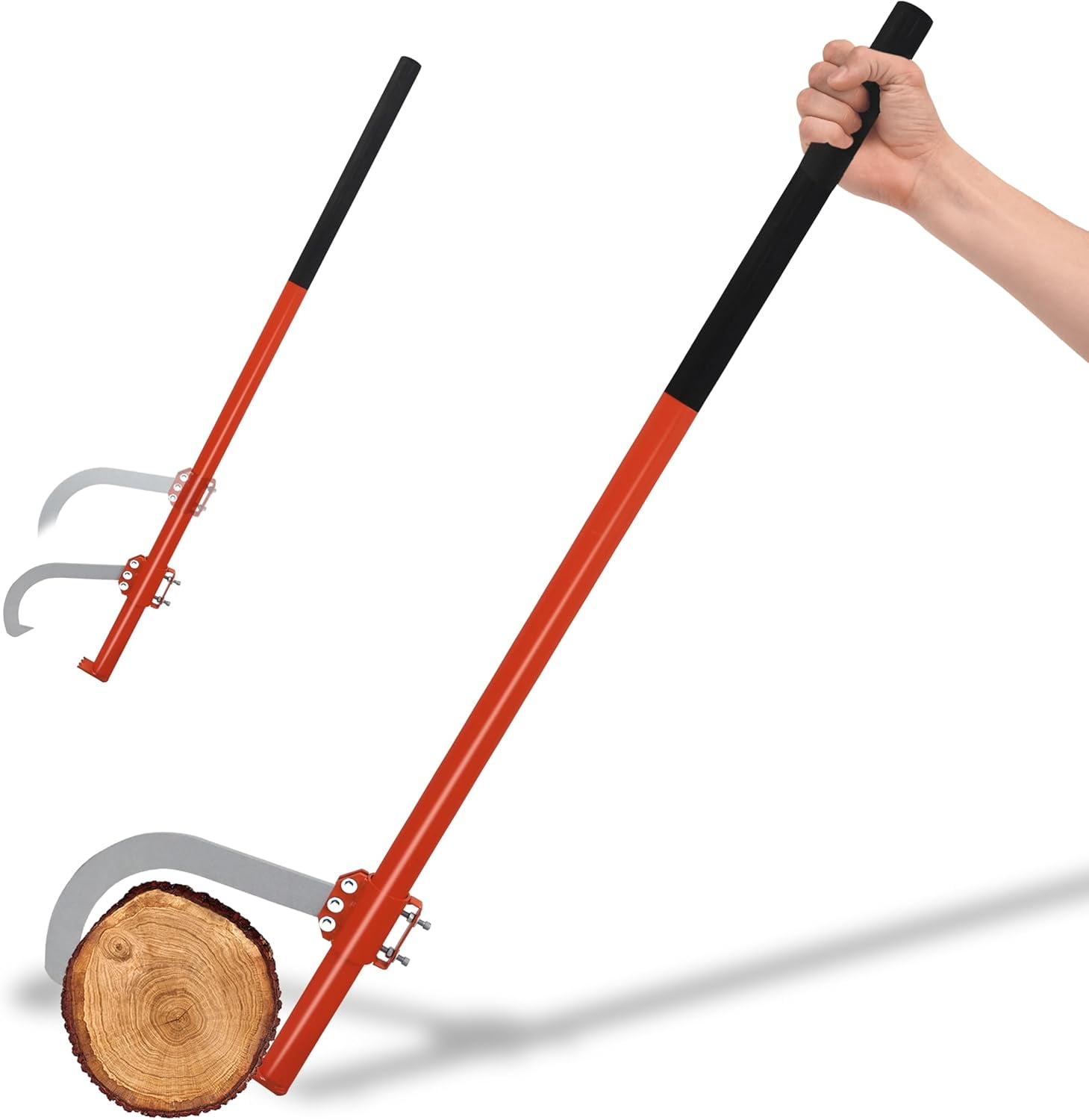 FEBTECH 60" Can't Hook - Premium Carbon Steel Wood Log Roller Tool with ...