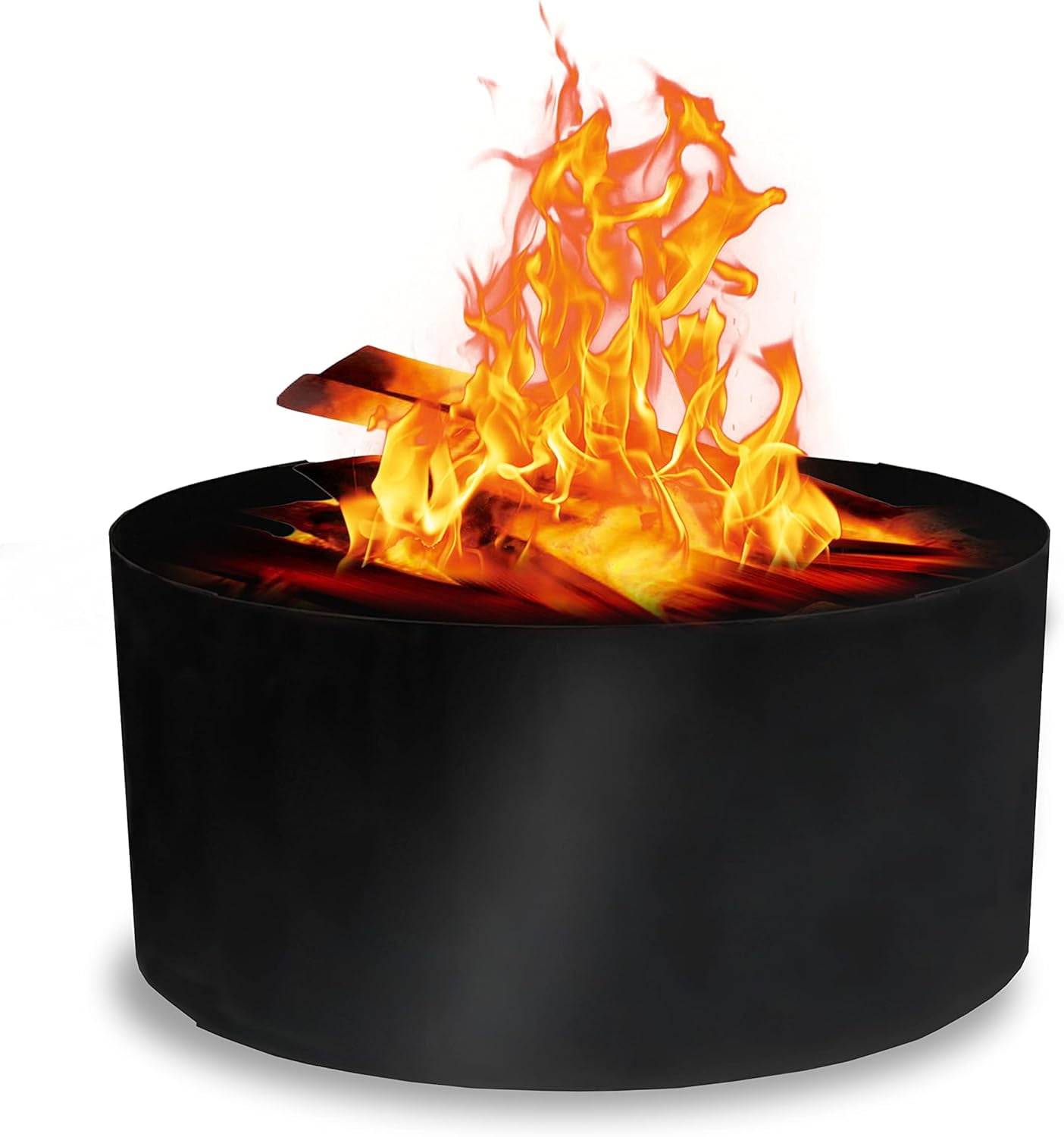 FEBTECH- Fire Pit Ring - Fire Ring for Outside Fire Pit - 36 Inch ...
