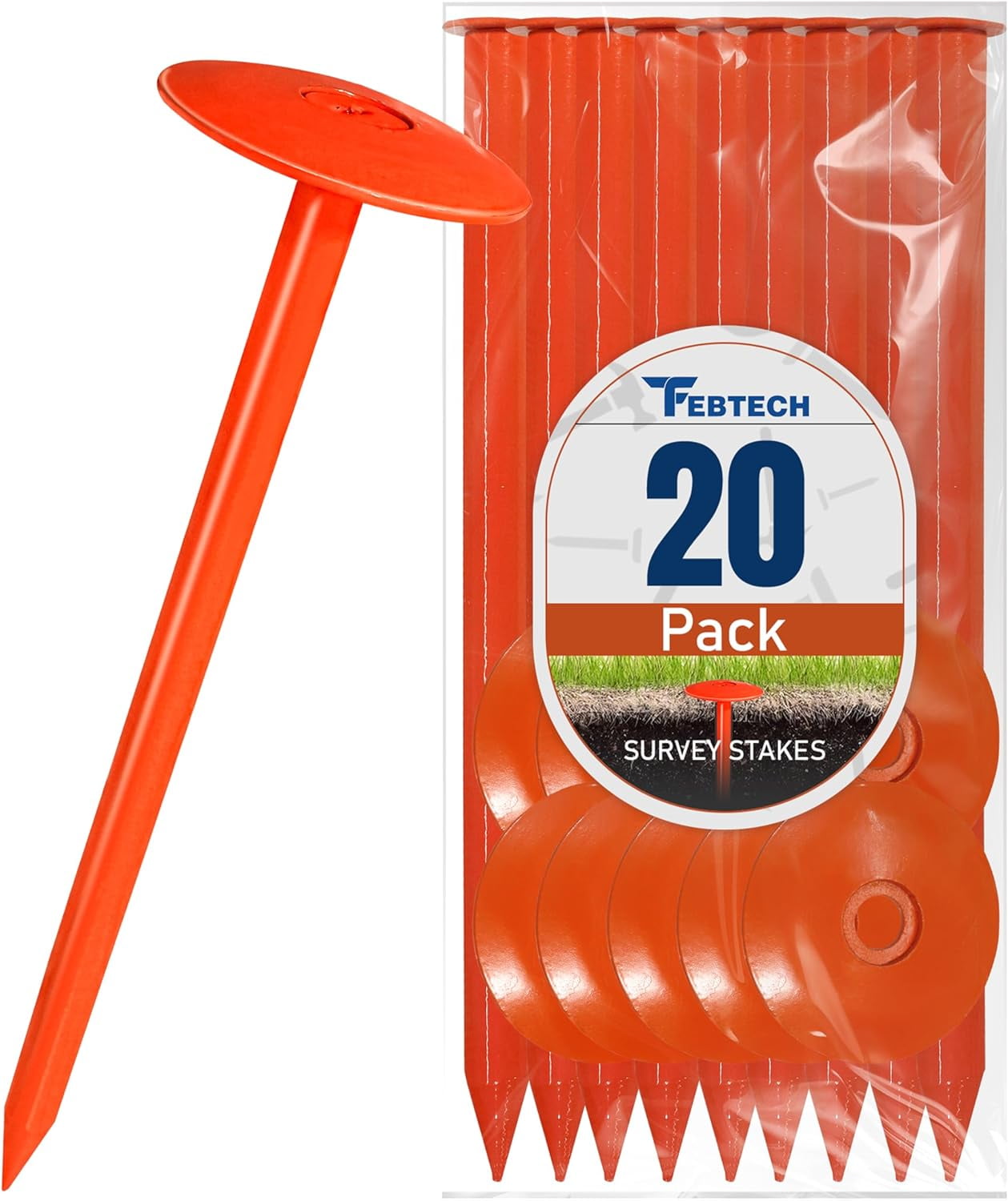 FEBTECH - Septic Tank Marker - 2.7" x 10" - Suitable Property line ...