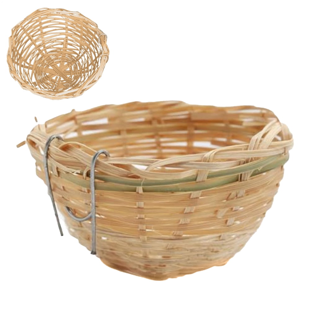 FEBUD Bird Nesting Box Natural Hummingbird Nest Pet Accessories for ...