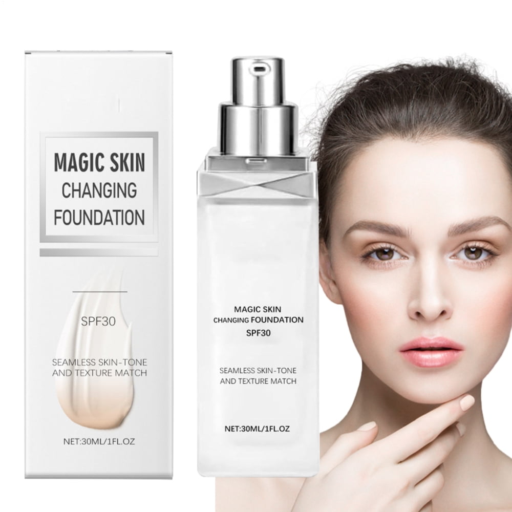 FEBUD Color Changing White Foundation Color Adjusting Foundation SPF 30 ...