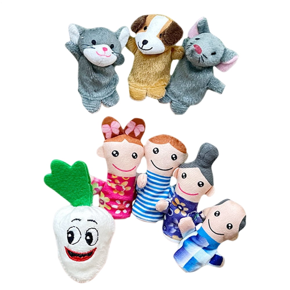 FEBUD Finger Puppet Set 8 Pieces Finger Puppets Farm Animals Storytime ...