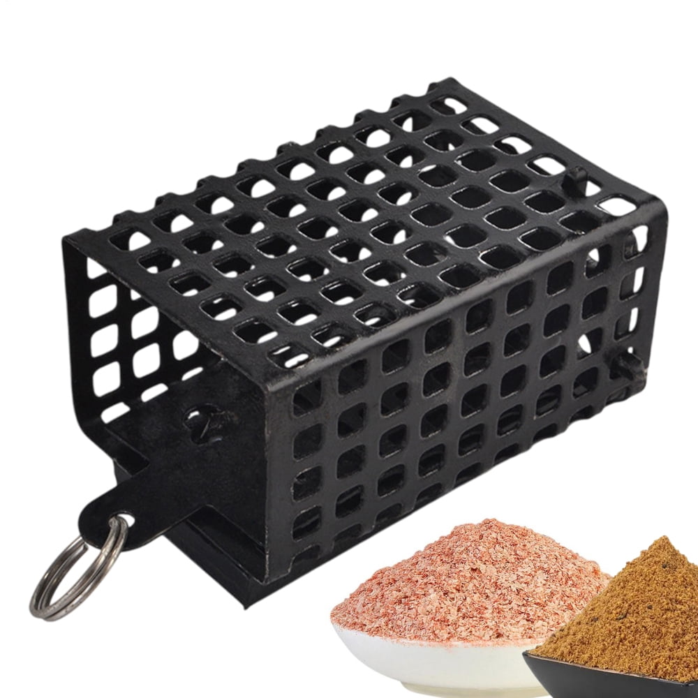 FEBUD Fishing Bait Trap Cage Fish Traps Metal Bait Trap Fishing Feeder ...