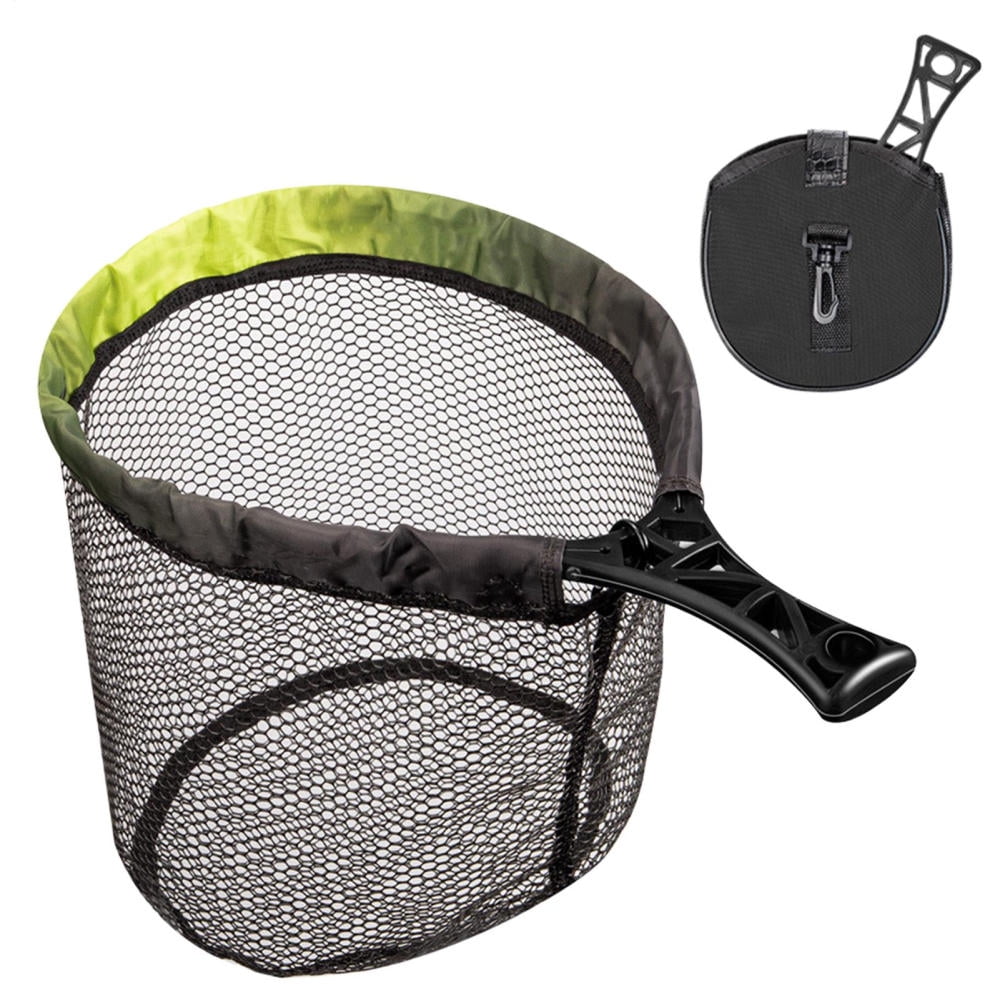 FEBUD Fly Fishing Net Foldable Landing Net Foldable Portable Mesh Gear ...