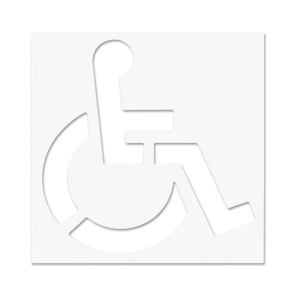 FEBUD Handicap Parking Stencil Pavement Stencils Handicap Disabled Sign ...