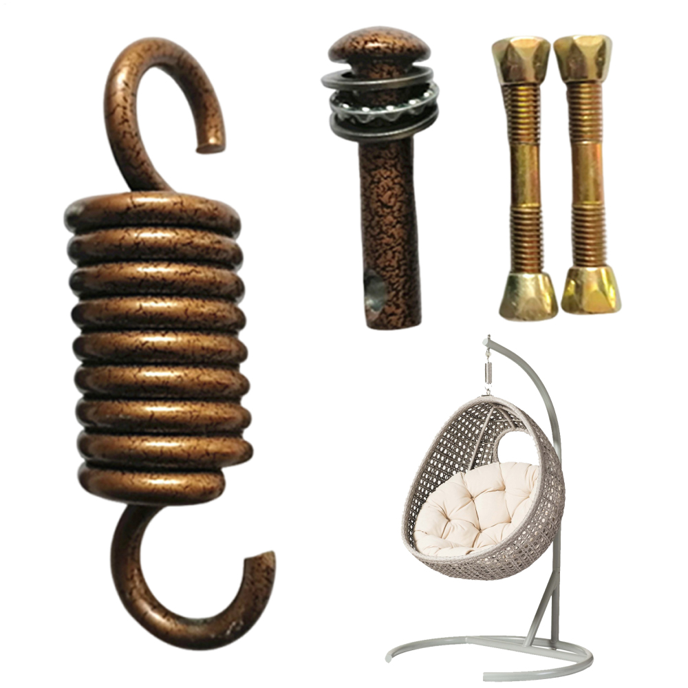 FEBUD Porch Swing Spring Porch Swing Suspension Hanger Stainless Steel ...