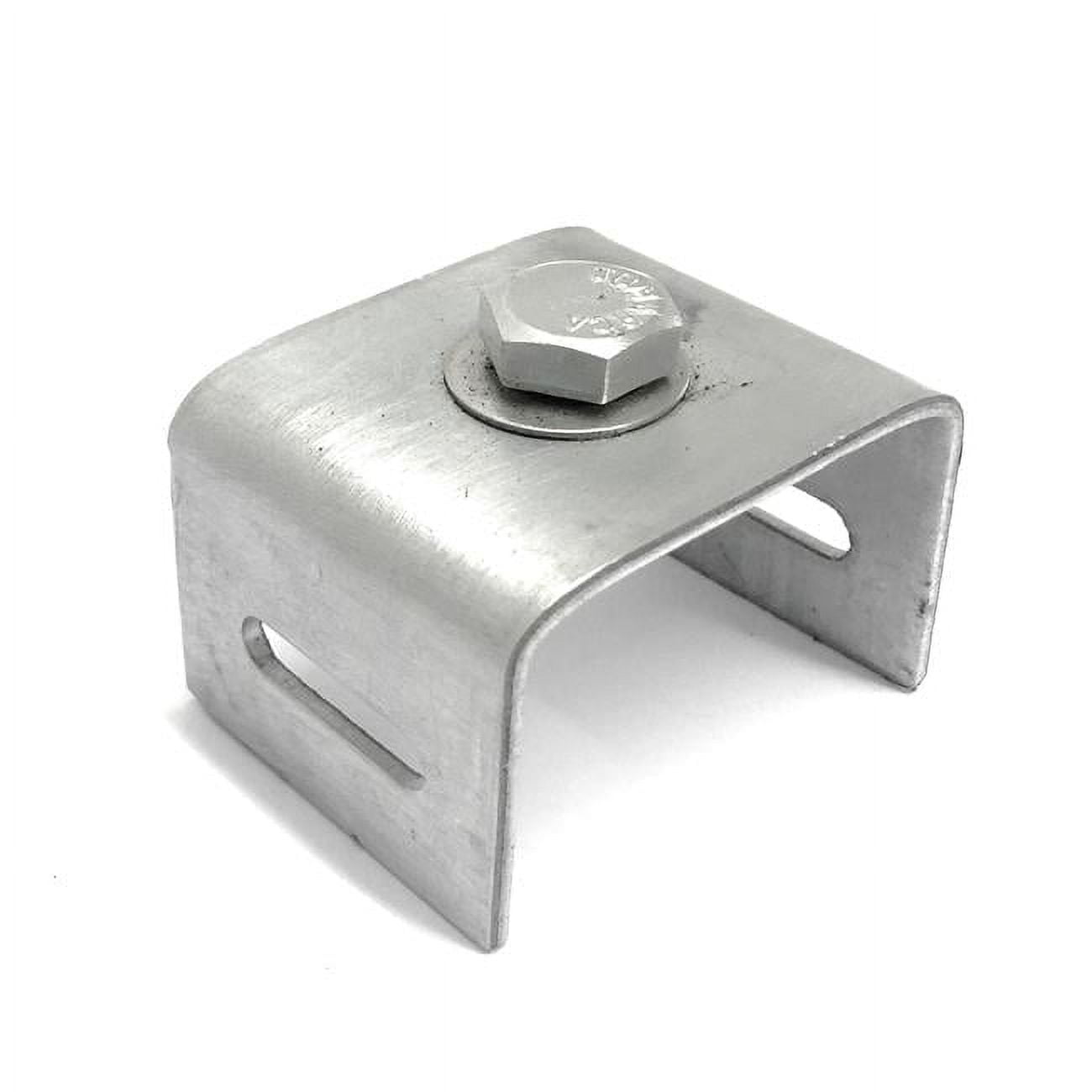 FECHOMETAL USA Galvanized Steel Single Bolt 3-4 inch Staight Leg ...