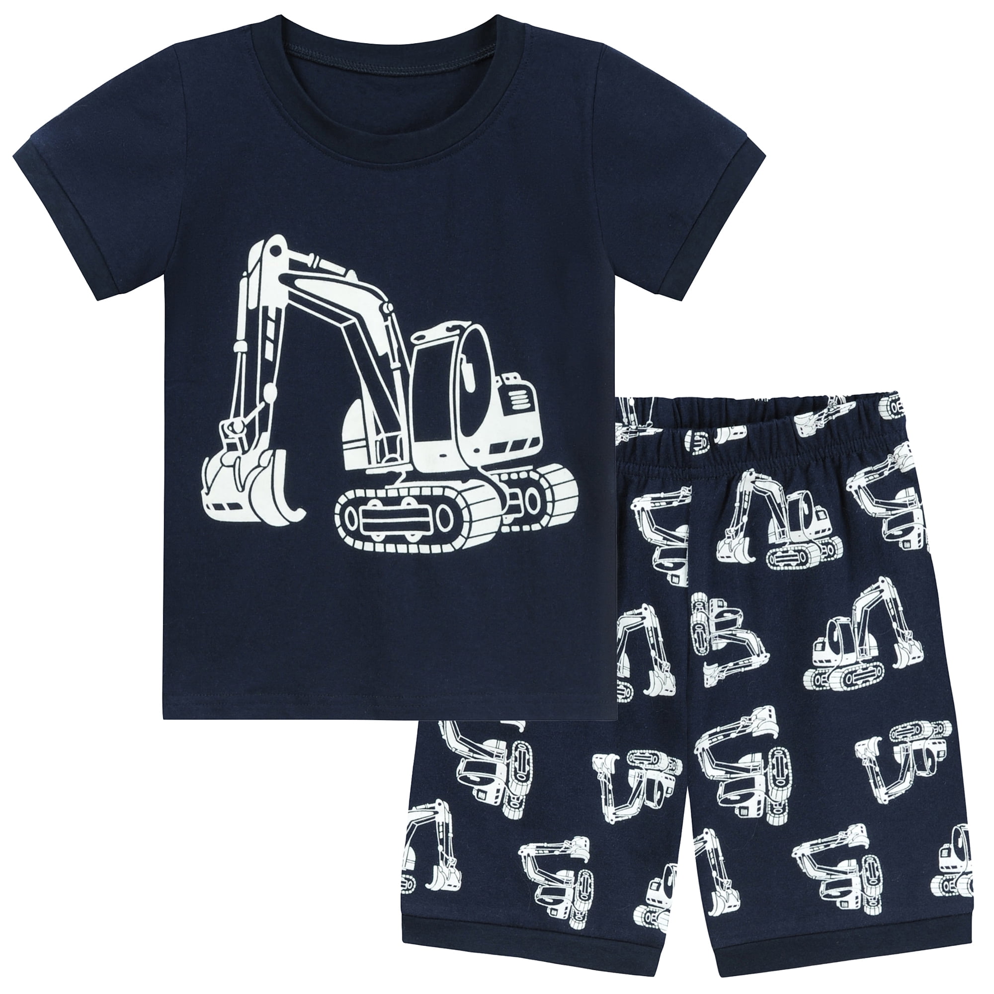 Little Hand Toddler Boy Pajamas, Summer Short Night Clothes, Soft ...