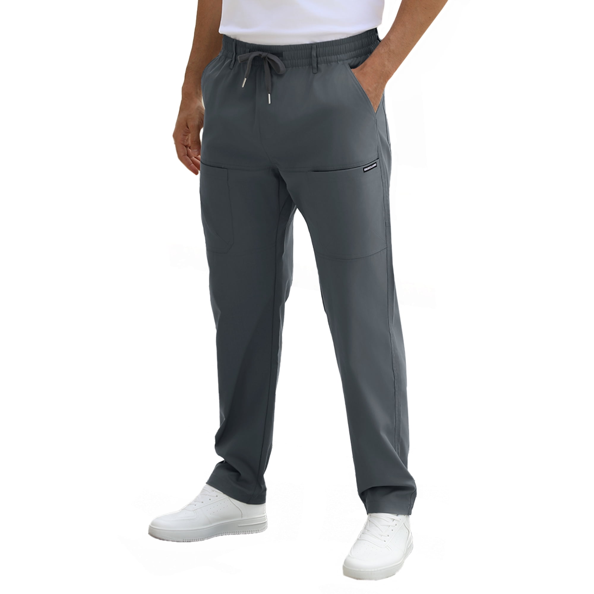 FEDTOSING Cargo Pants for Men Summer Drawstring Casual Pants Elastic ...