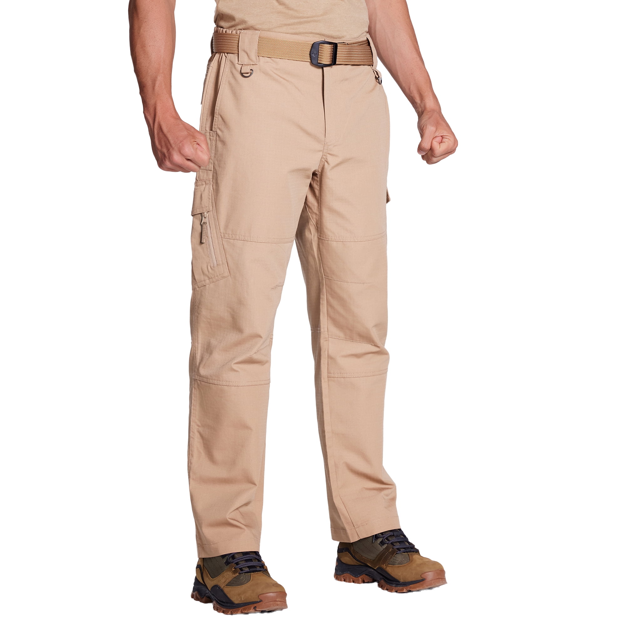 FEDTOSING Waterproof Men's Cargo Work Pants with 8 Pockets Lightweight ...