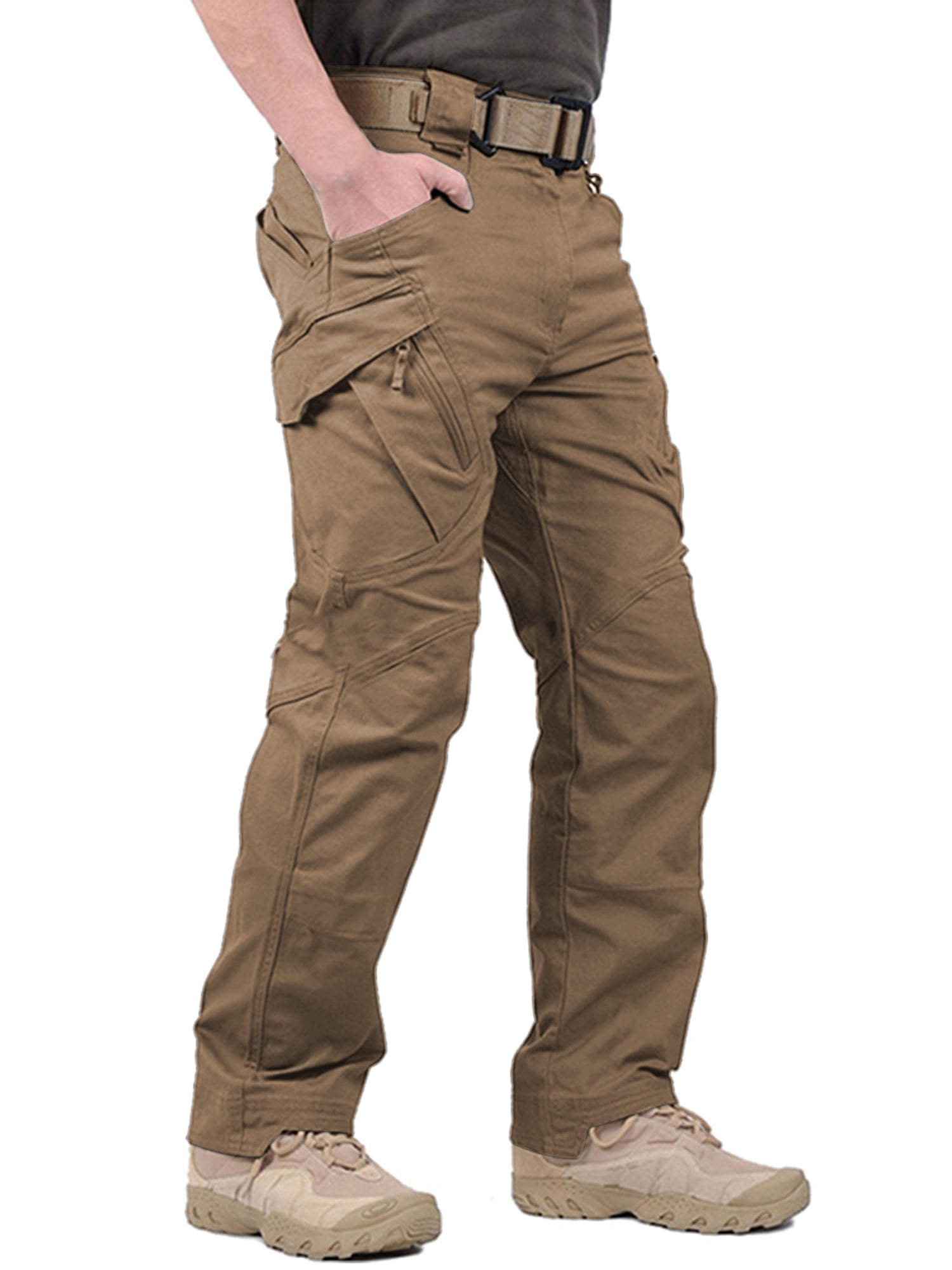 FEDTOSING Men's Lightweight Ripstop Work Cargo Pants, Outdoor Utility ...