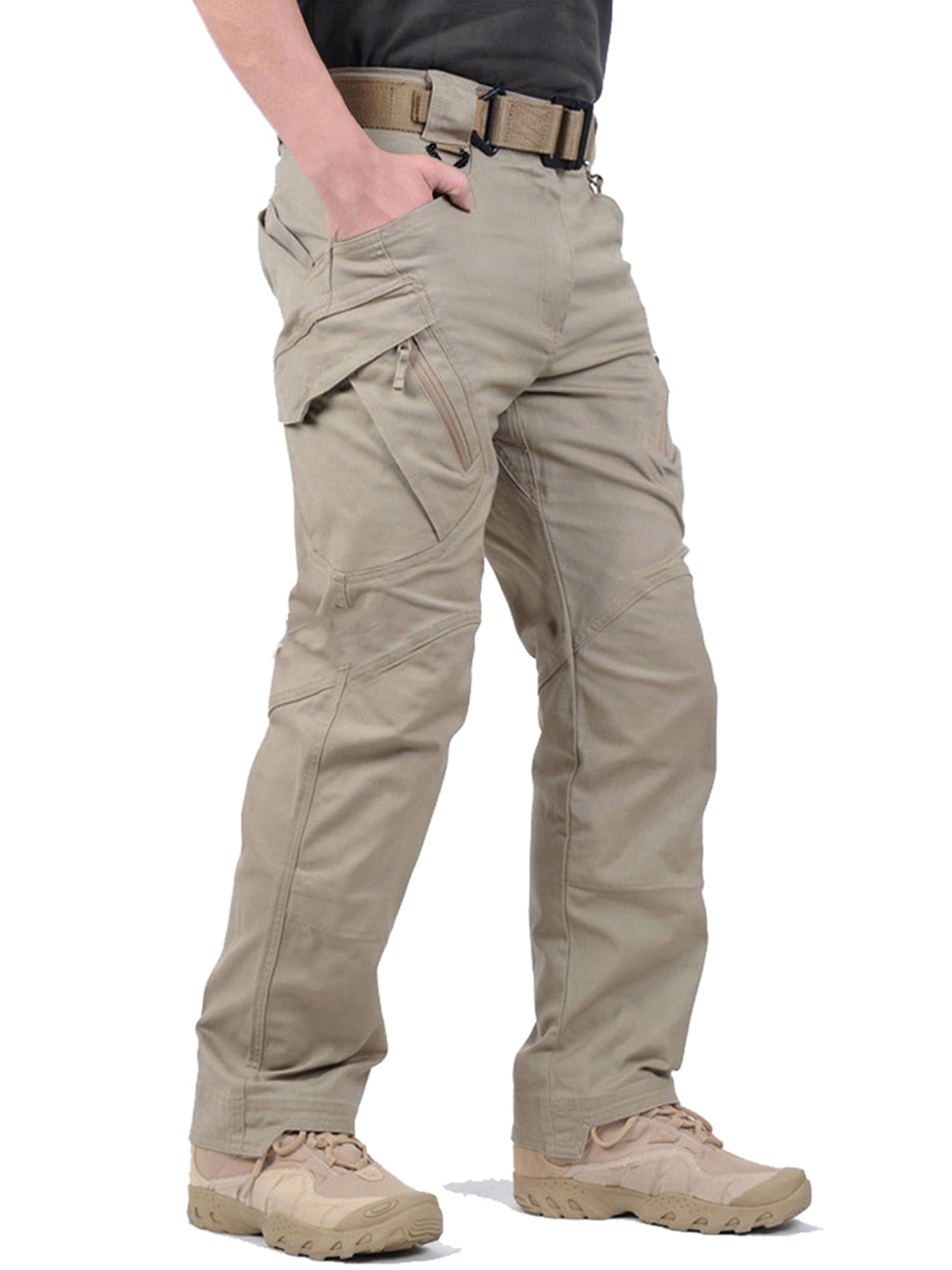 FEDTOSING Relaxed Work Cargo Pants Outdoor Mens Pant Khaki,Size 36×32 ...