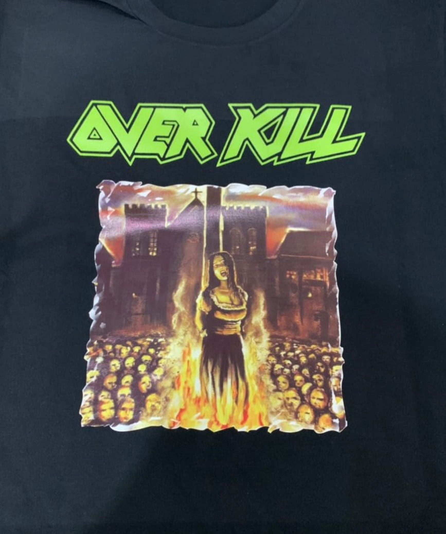 FEEL THE FIRE Vintage Overkill Shirt Short Sleeve Black Unisex S-234XL ...