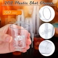 FEFEDFAA-100 Pcs Disco Ball Plastic Shot Glasses 2oz mini Clear ...