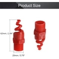 FEFEDFAA-10Pcs Spiral Cone Atomization Nozzle, 1/2BSPF PP Dust Remove ...