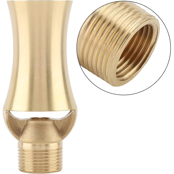 FEFEDFAA-Pond Sprinkler Water Fountain Nozzle, Brass Ice Tower Cascade ...