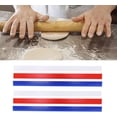 FEFEDFAA-Silicone Rolling Strip, 6 Pcs Silicone Rolling Pin Guides 2/4 ...