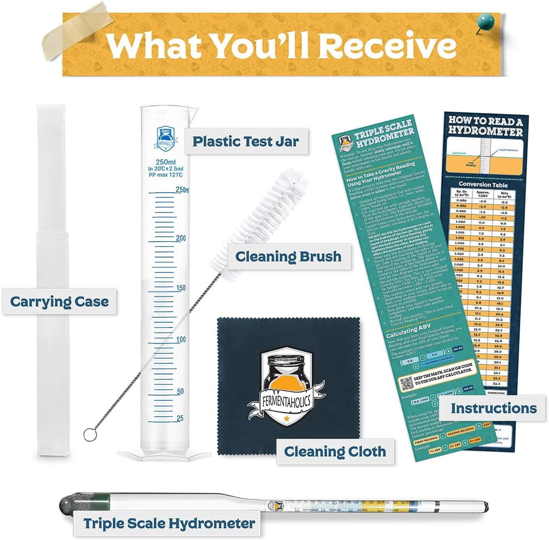 FEFEDFAA-Triple Scale Hydrometer \u2013 Measure and Monitor Specific ...