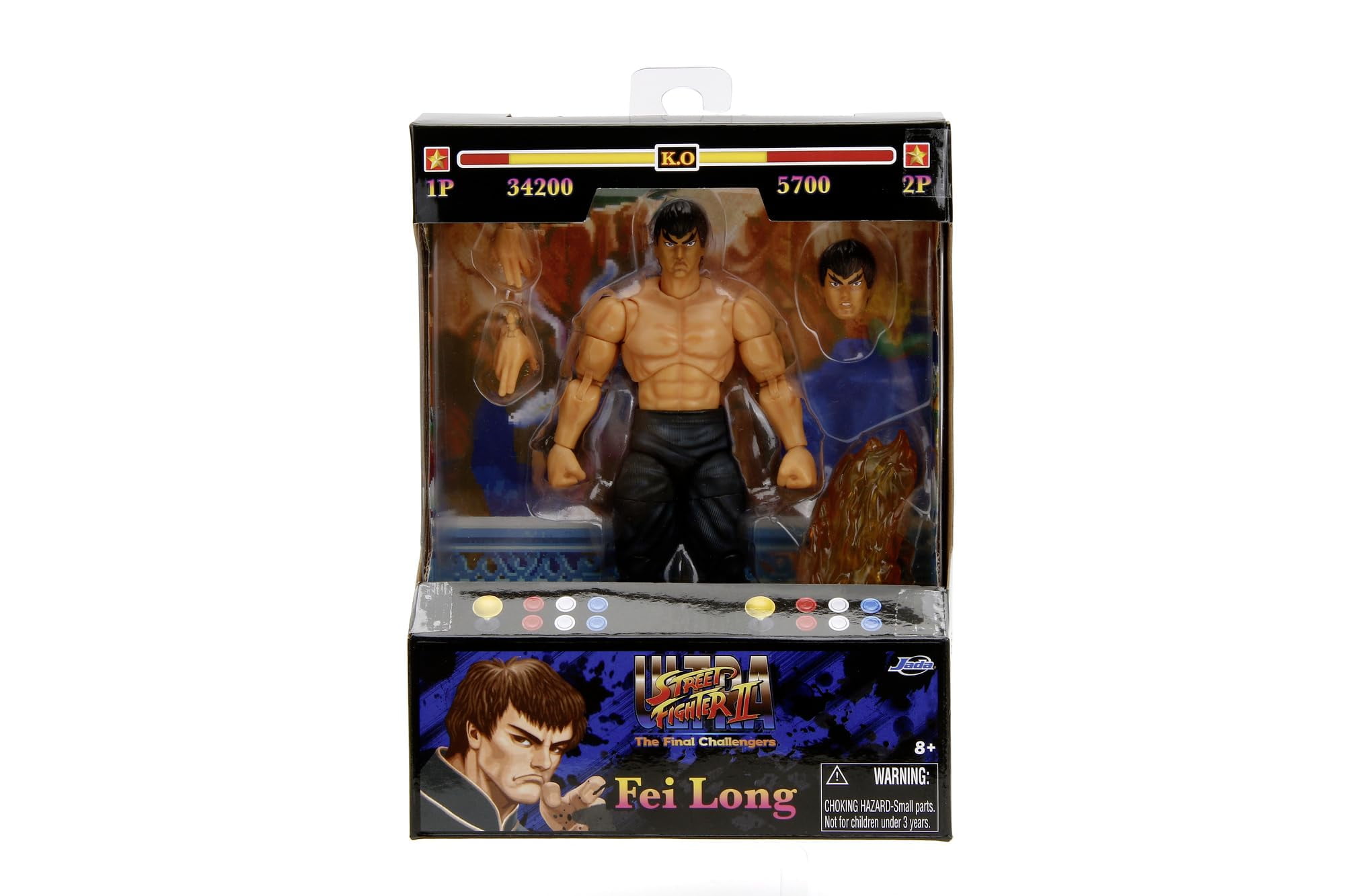 FEI LONG STREET FIGHTER 6" DELUXE COLLECTOR FIGURE - Walmart.com