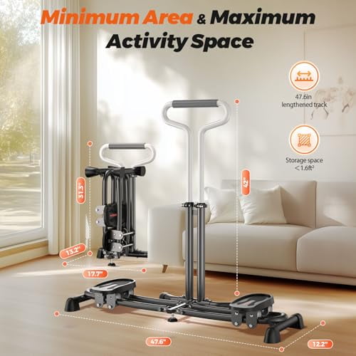 FEIERDUN Ski Machine – Ultra-Quiet Full-Body Trainer with Double ...