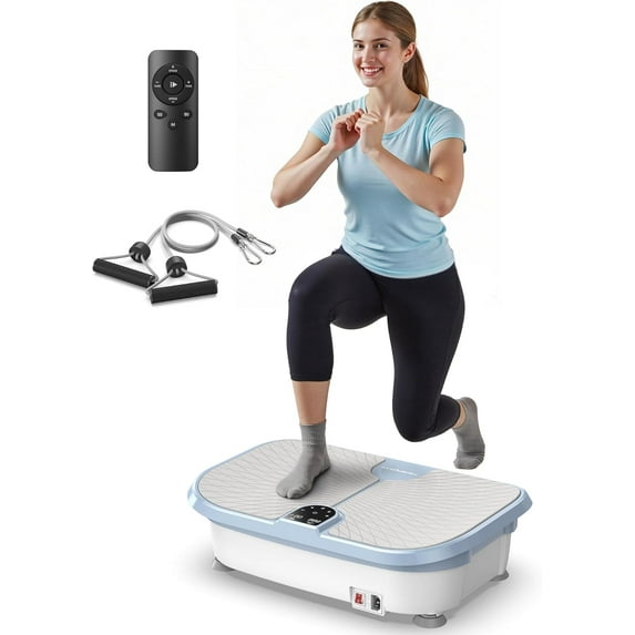 FEIERDUN Vibration Plate Exercise Machine, 400 LBS Capacity Vibration ...