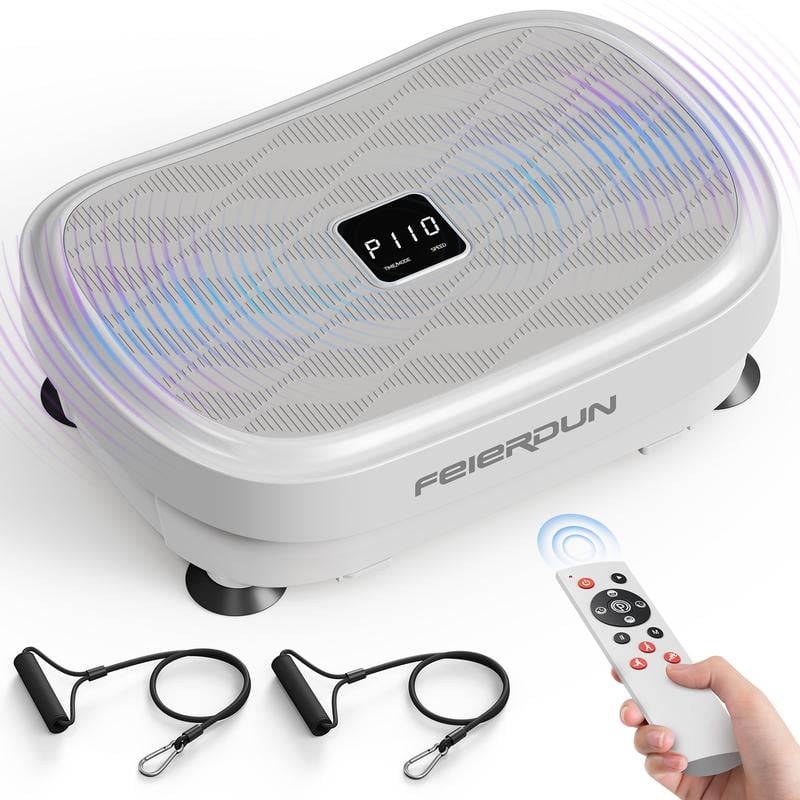 FEIERDUN Vibration Plate Exercise Machine,Lymphatic Drainage Machine, Power Plate Vibration ...