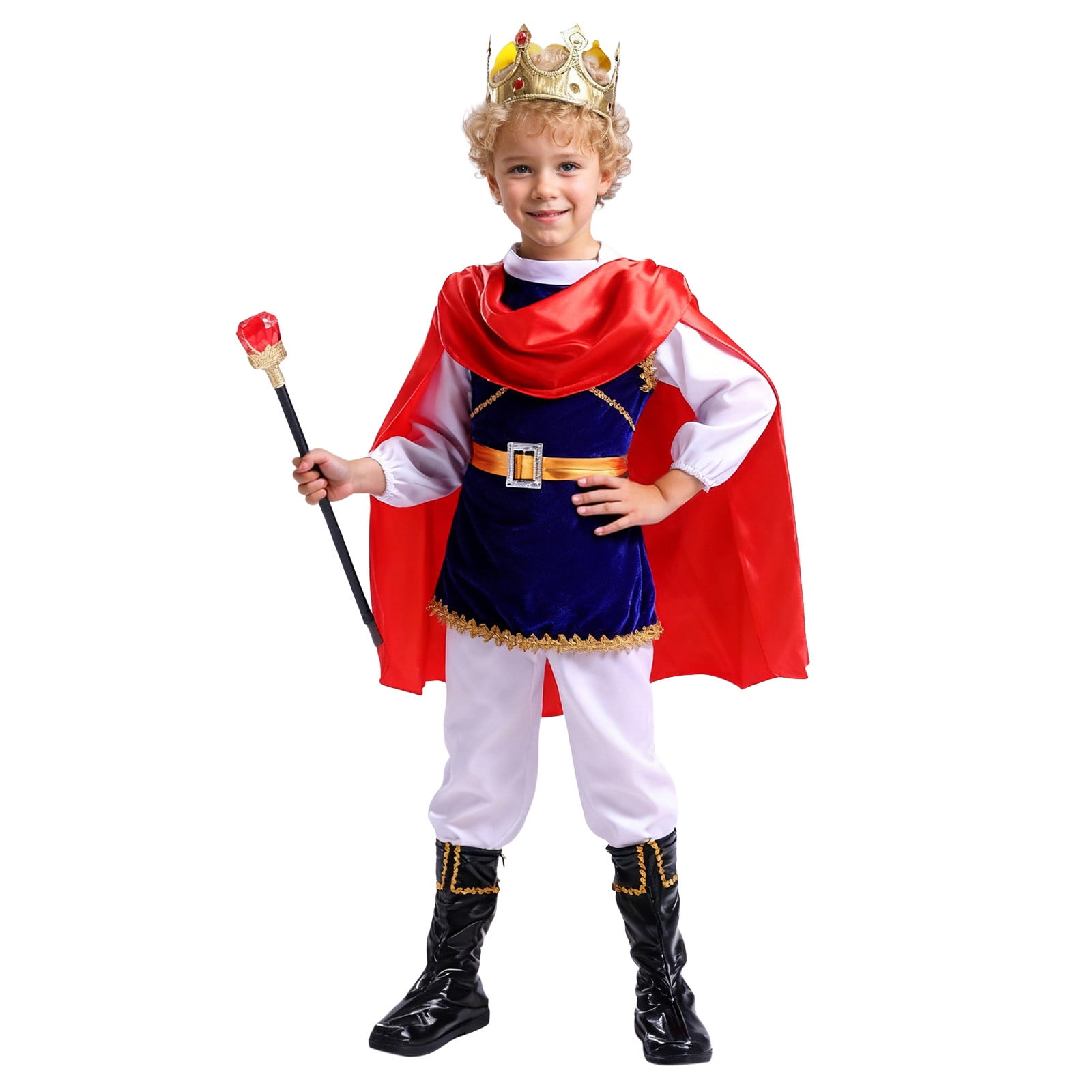 FEIFLY Boys Holiday Outfit Fair Court Dress Up Party Breathable Winter ...