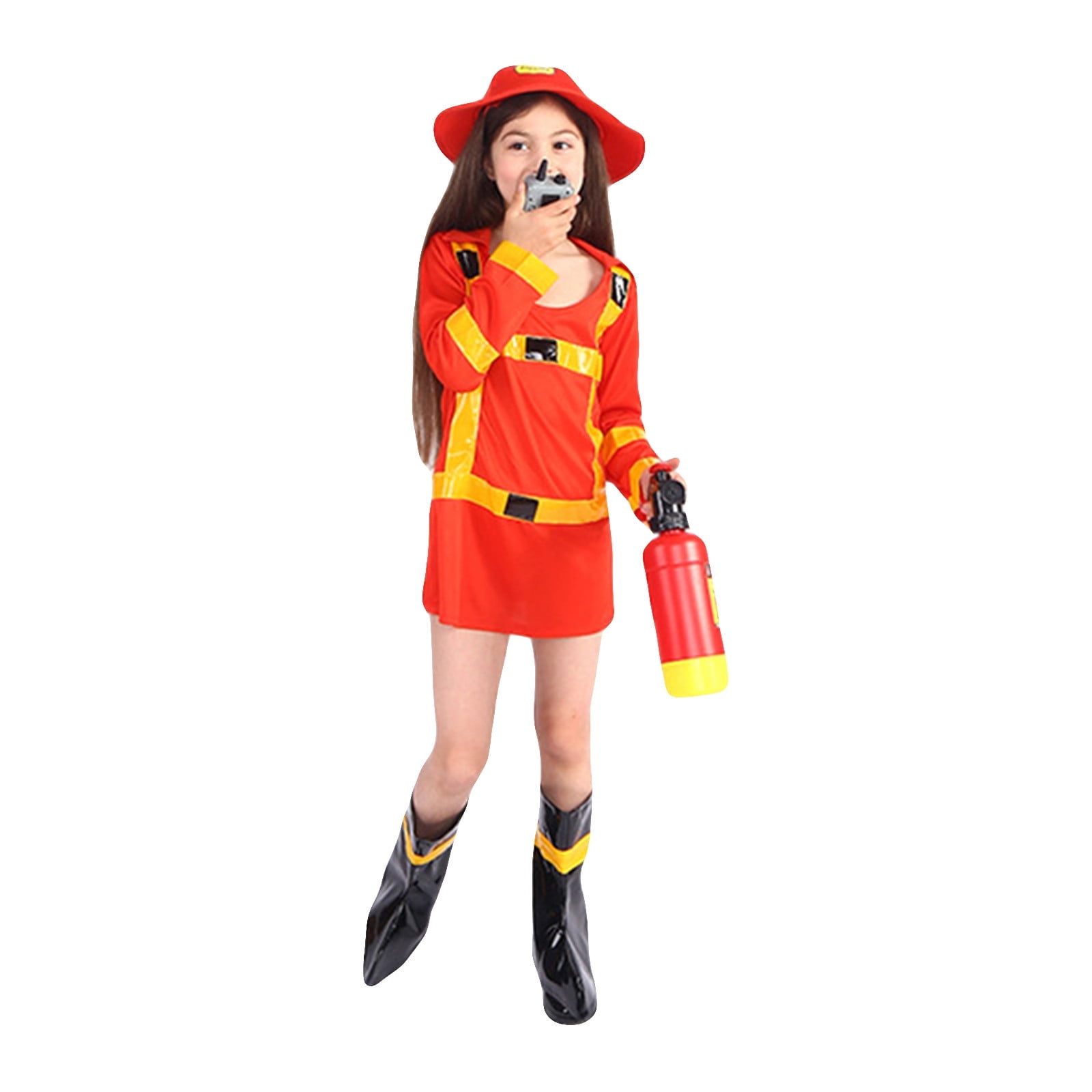 FEIFLY Child Outfits Sets Festival Kids Girls Firefighter Party ...