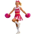 FEIFLY Child Outfits Sets Girls Cheerleader Elegant Court Tops Skirts ...
