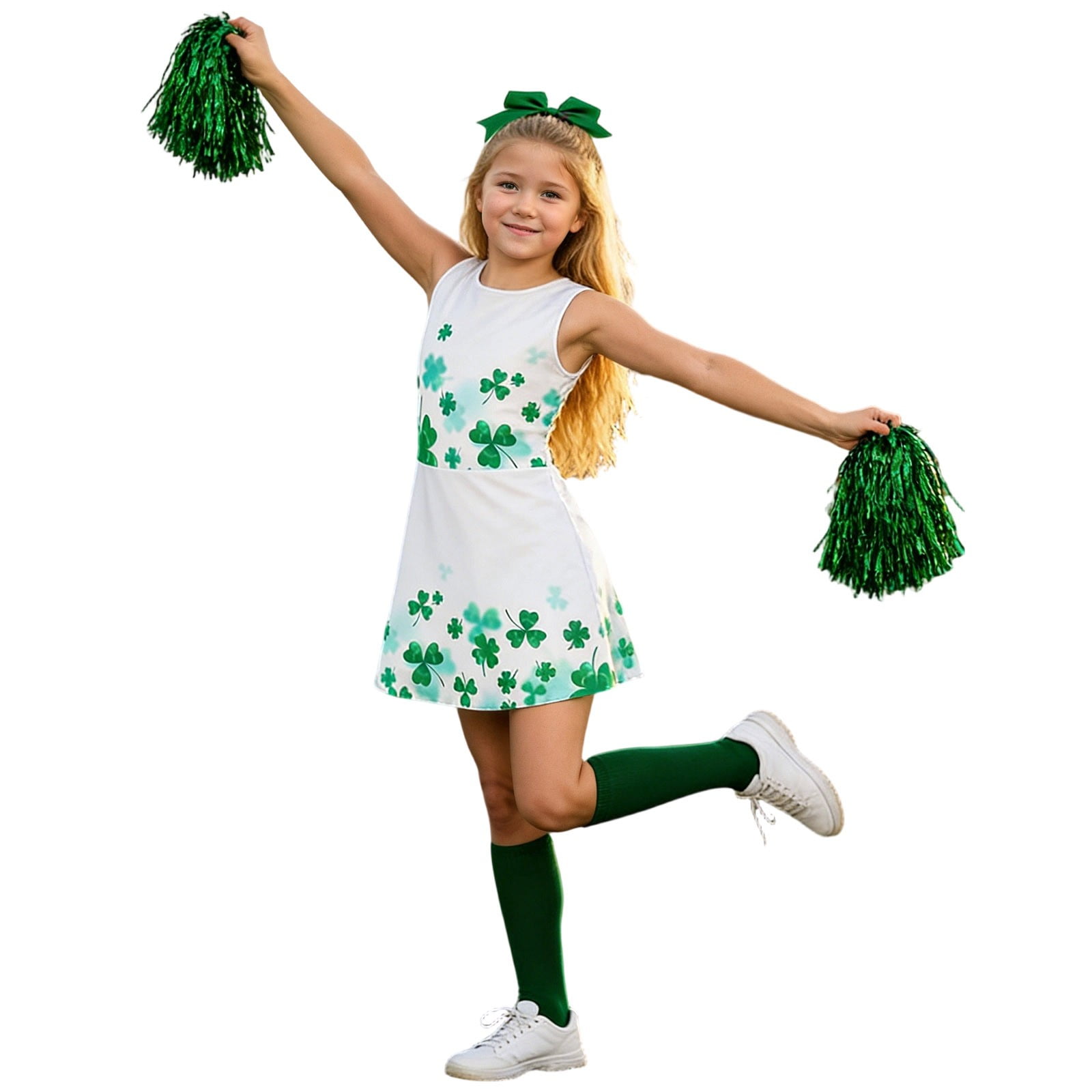 FEIFLY Child Outfits Sets Kids Cheerleader Elegant Court Tops Skirts ...