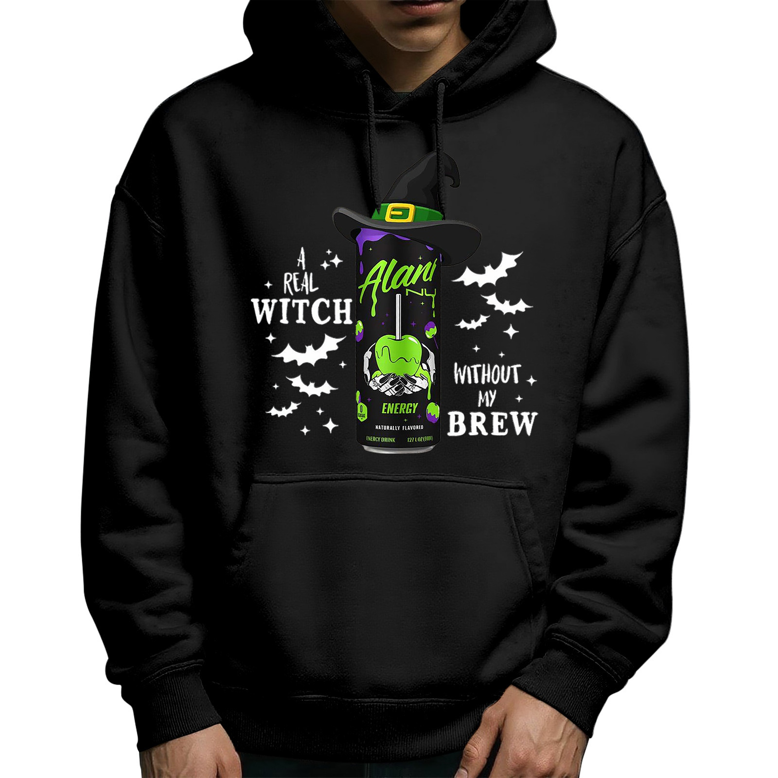 FEIFLY Halloween Men Graphic Hoodie Pullover Sweatshirt Long Sleeve ...