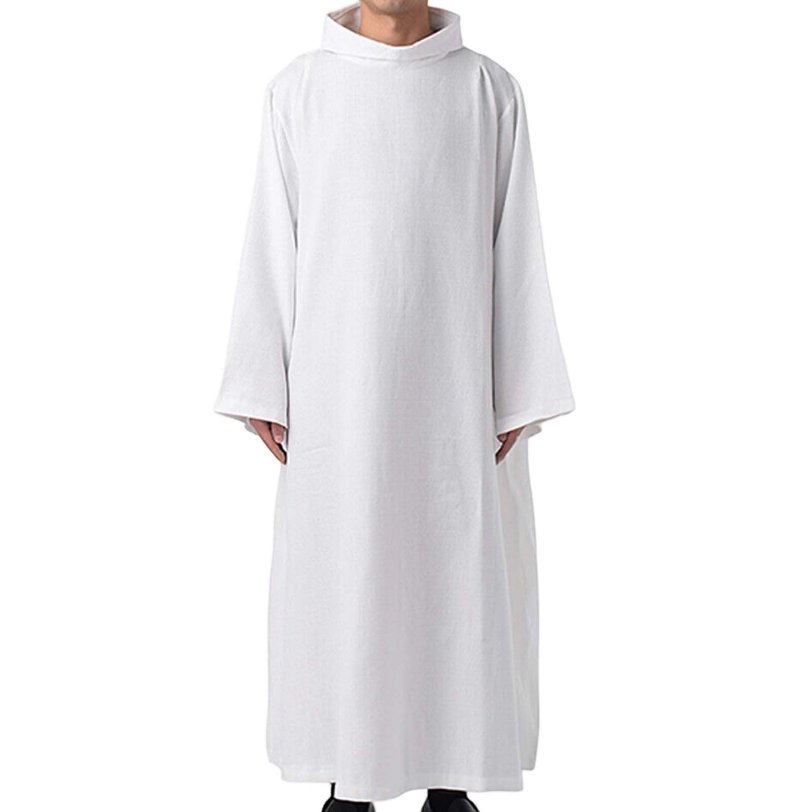 FEIFLY Men Middle Arabic Priest Robe For Halloween Event Attire Long ...