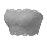 FEIFLY Solid Color Women Seamless Tube Tops Lace Beauty Back Chest ...