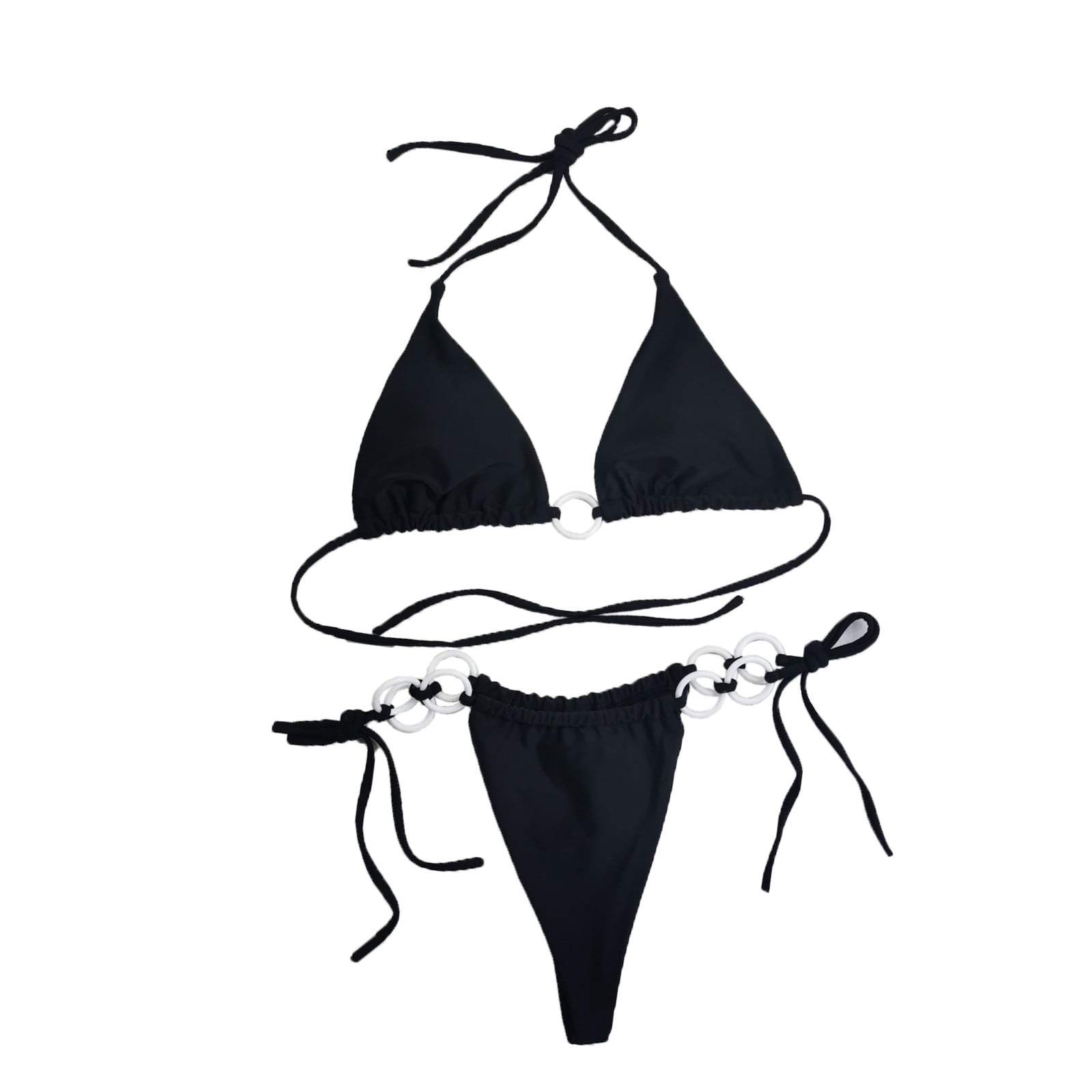 FEIFLY Swimsuits For Women Tummy Control Mini Bikini Two Piece With ...