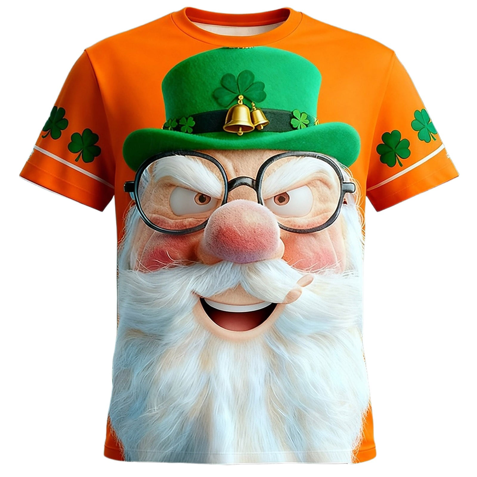 FEIFLY Tshirts St. Patrick's Day Men Comfort Tee For Everyday Wear Soft ...