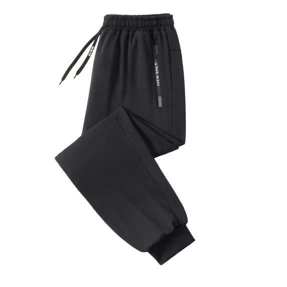 FEIFLY Women Casual Long Elastic Pants Solid Color Waistband Daily ...