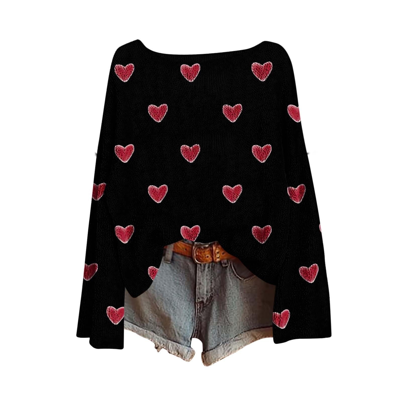 FEIFLY Women Knit Textured Pullover Sweater Soft Cozy Ribbed Yarn Tops ...