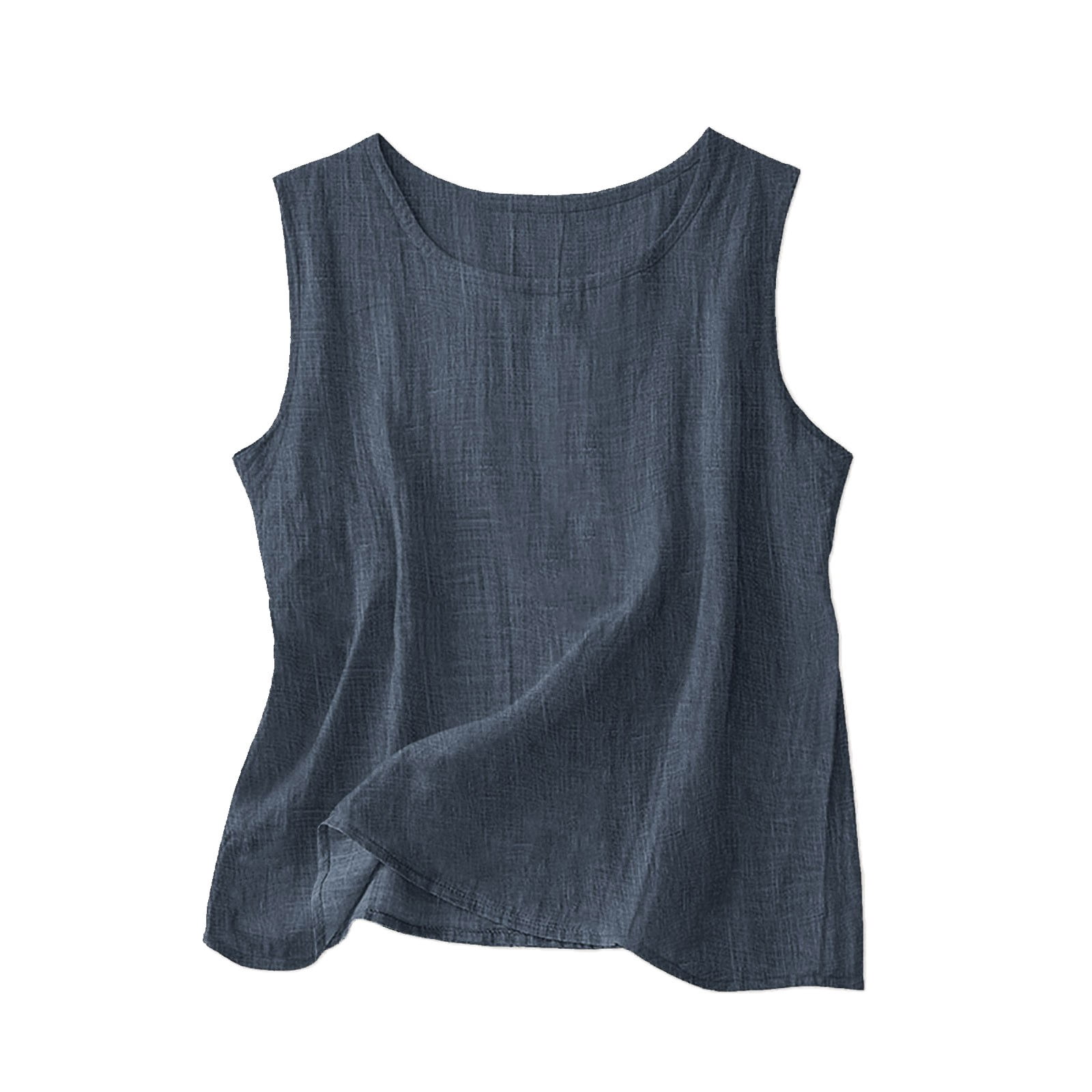 FEIFLY Women Tank Tops Solid Color Lightweight Sheer Sleeveless Blouse ...