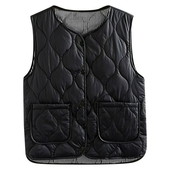 FEIFLY Women's Cozy Inner Vest Sleeveless Collarless Design For ...