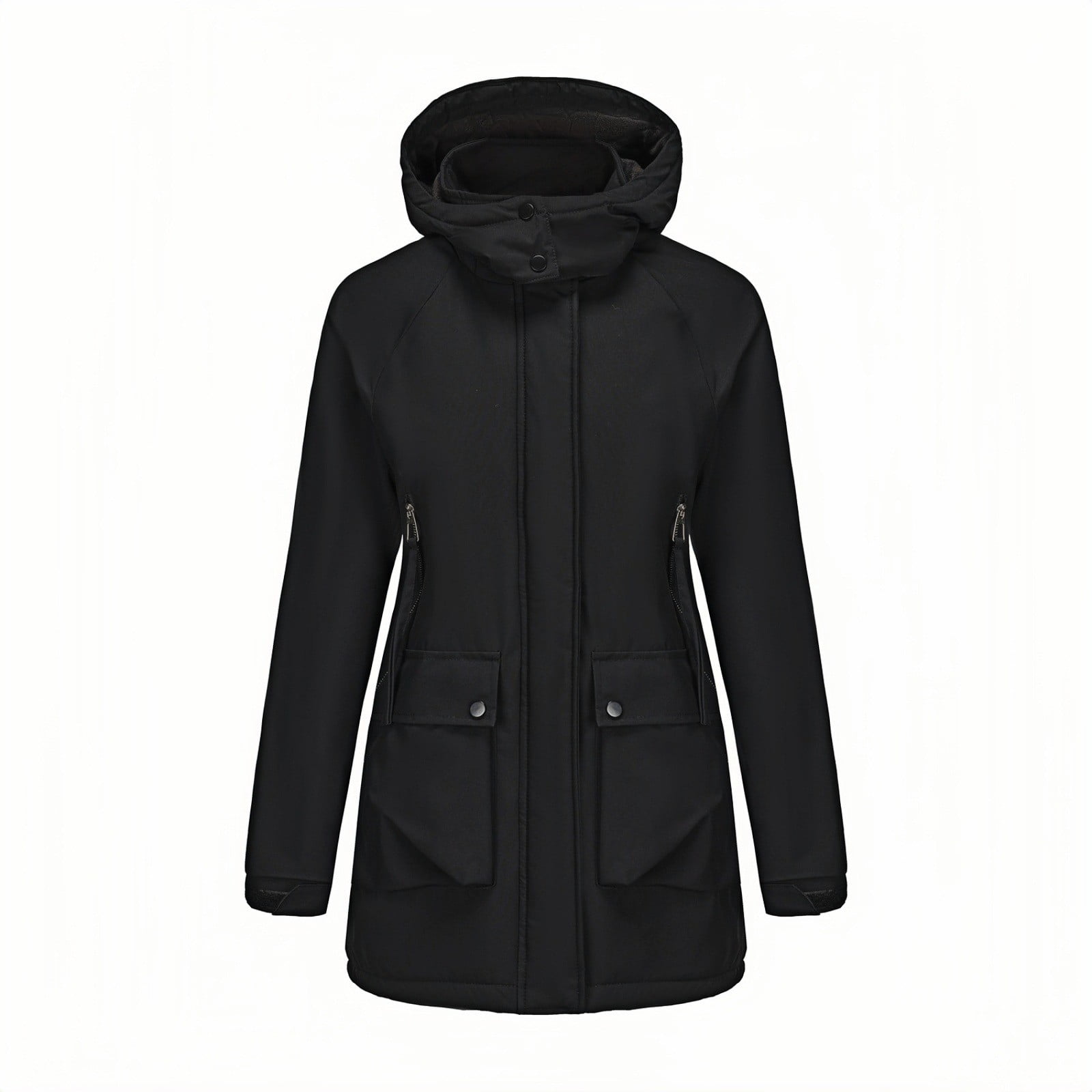 FEIFLY Women's Lightweight Anorak Jacket Windproof Water Long Coats ...