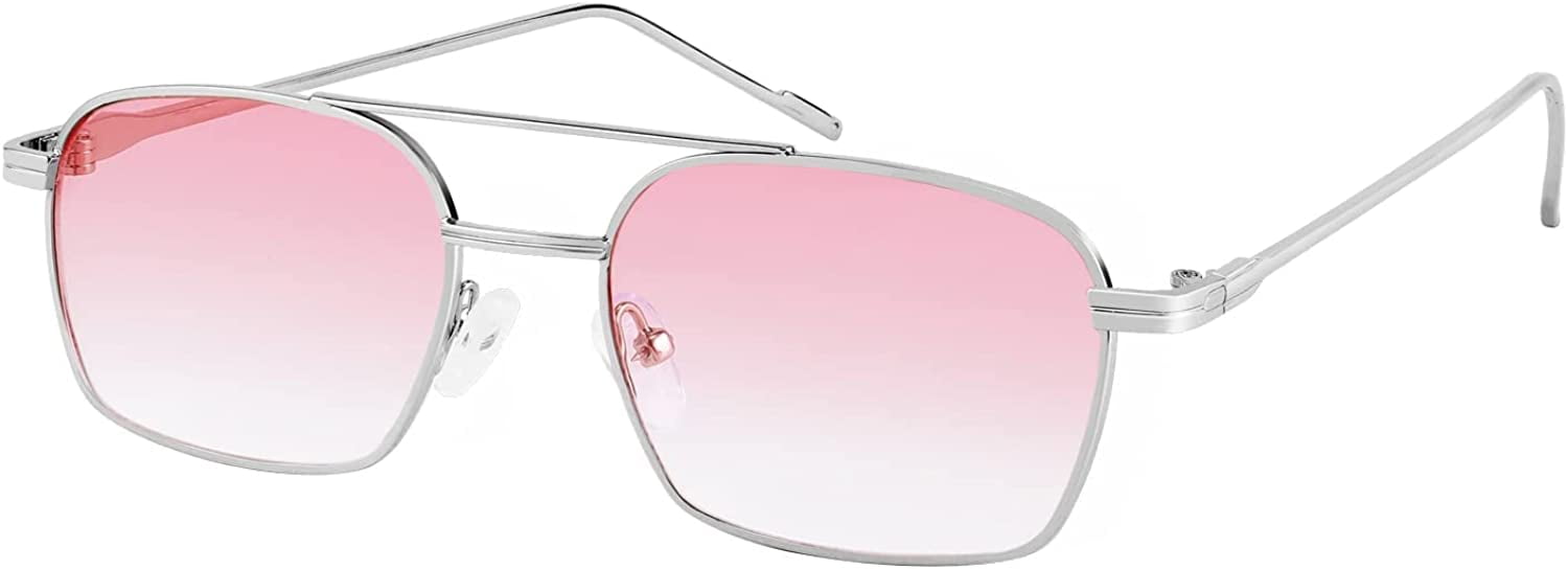 FEISEDY Fashion Square Aviator Sunglasses Women Men Classic Aviator ...