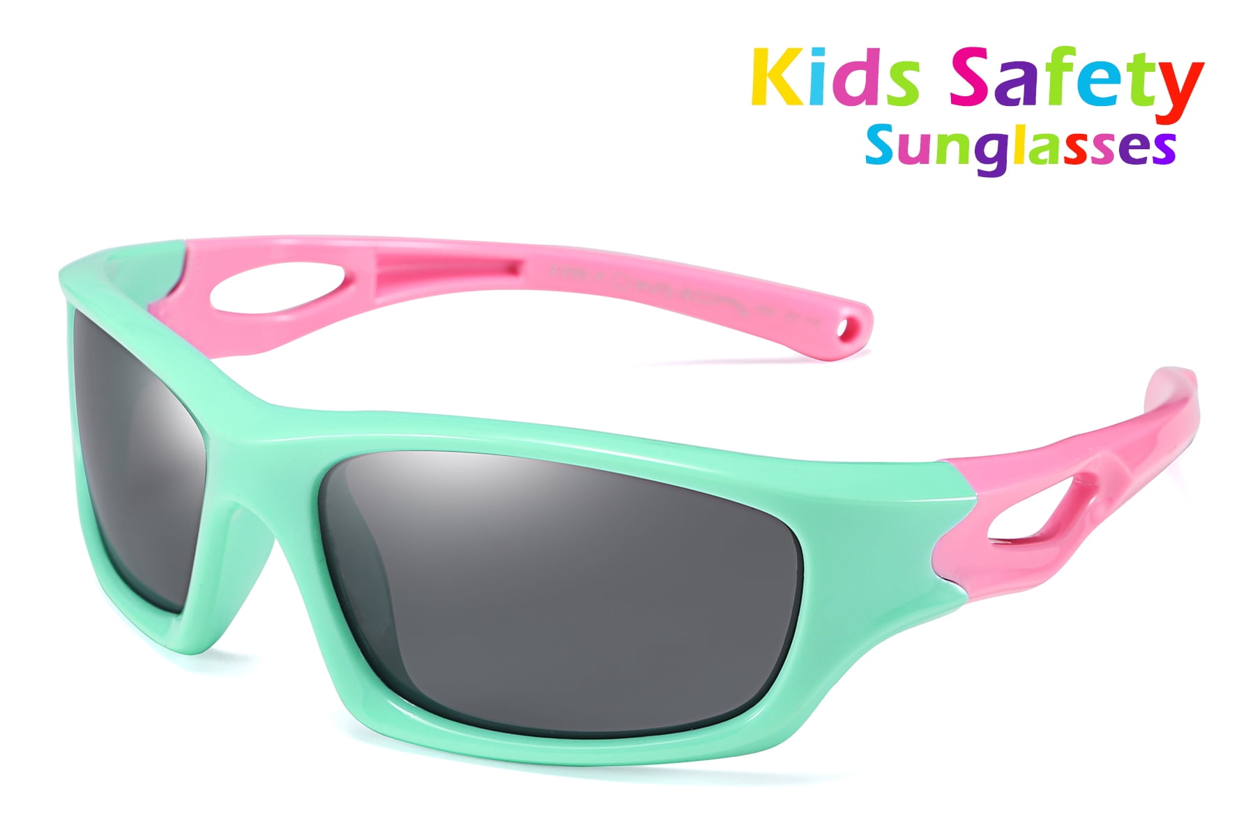 FEISEDY Kids Polarized Sport Sunglasses Rubber Frame Boys Girls 3 to 12 ...